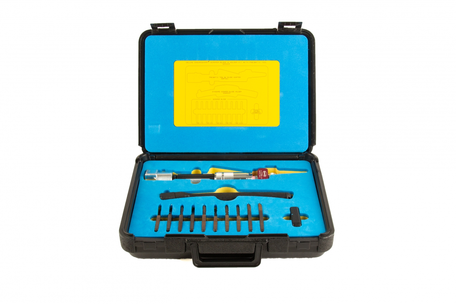 Deluxe EnduroSharp® Scraper Blade & Holder Kit with Pneumatic Tool - Performance Plastics