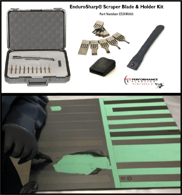Product Spotlight - EnduroSharp® Scraper Blade & Holder Kit - Performance Plastics
